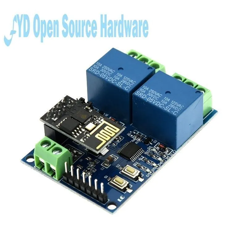 1pcs-5V-ESP8266-ESP-01-2-Channel-WiFi-Relay-Module-2-Channel-Relay ...