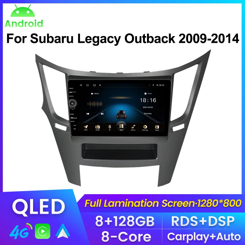 Car Radio For Subaru Outback Impreza Legacy 2009 2014 Multimedia Player ...