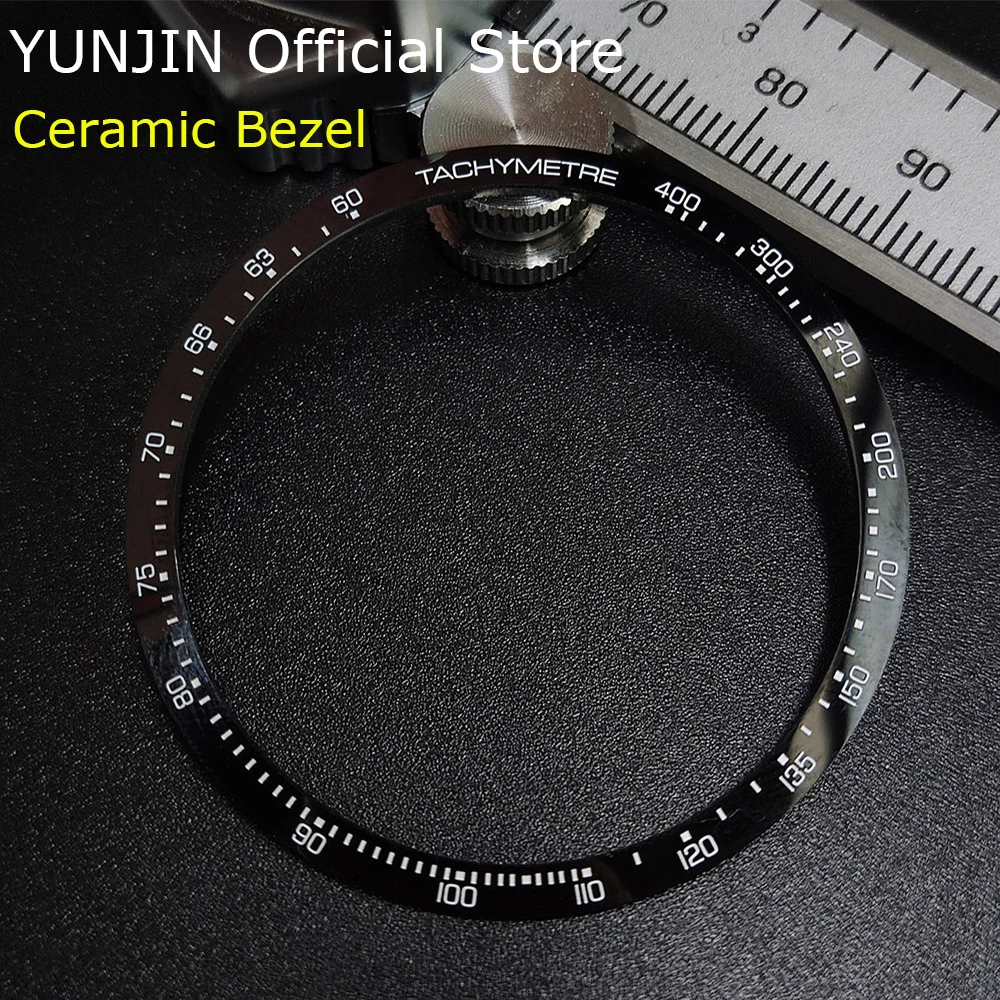 39-42mm Flat And Sloping No Luminous Ceramic Bezel Insert Replacement ...