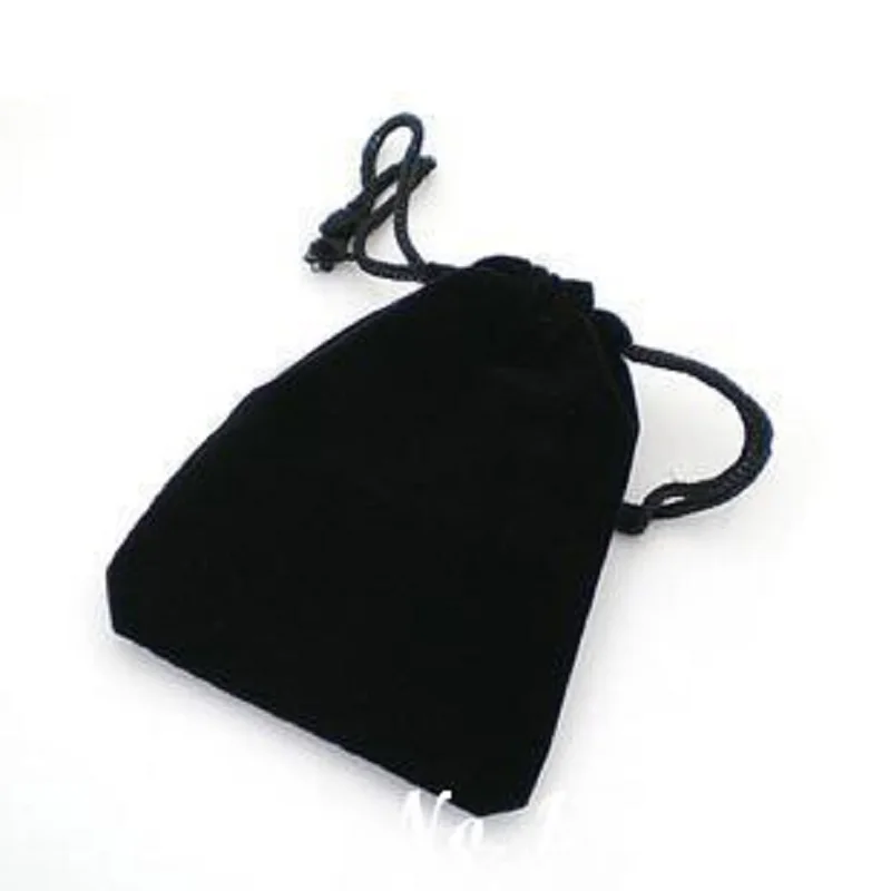 Free-shipping-1PC-Black-Velvet-Gift-Bag-Jewelry-Pouches-Drawstring-Bag ...