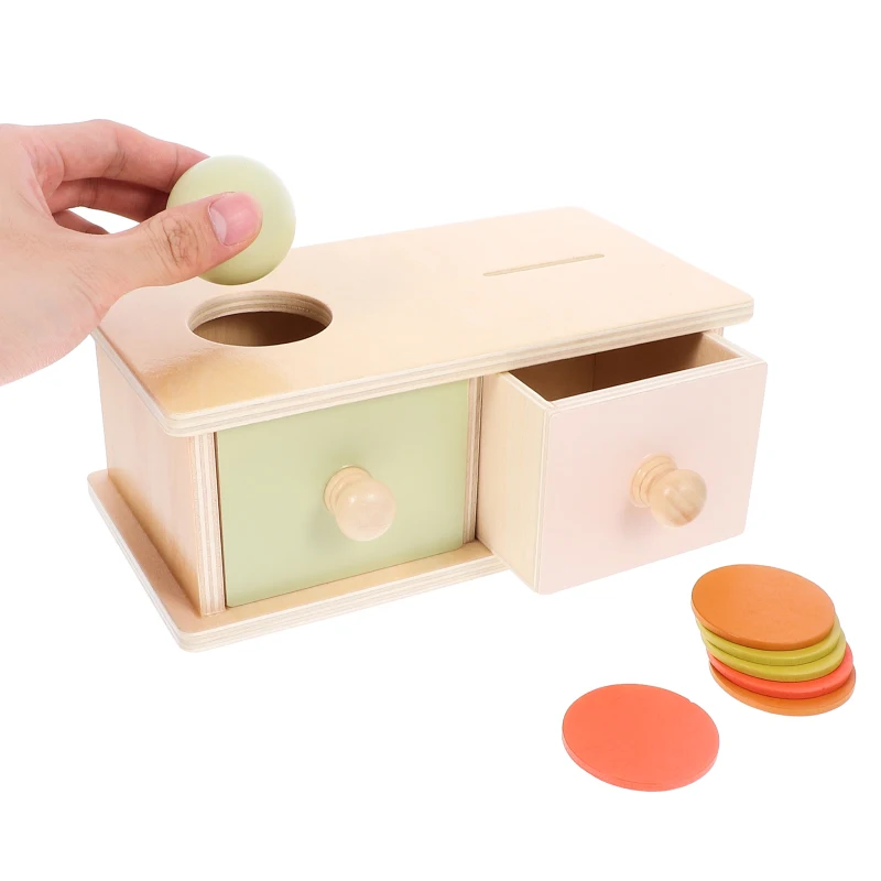 Montessori-Coin-Pitching-Color-Shape-Sorting-Matching-Baby-Toys-2-in-1 ...