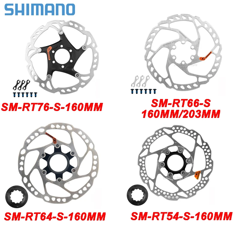 SHIMANO RT76/RT64/RT54 160MM/180MM/203MM Mountain bike Middle Lock ...
