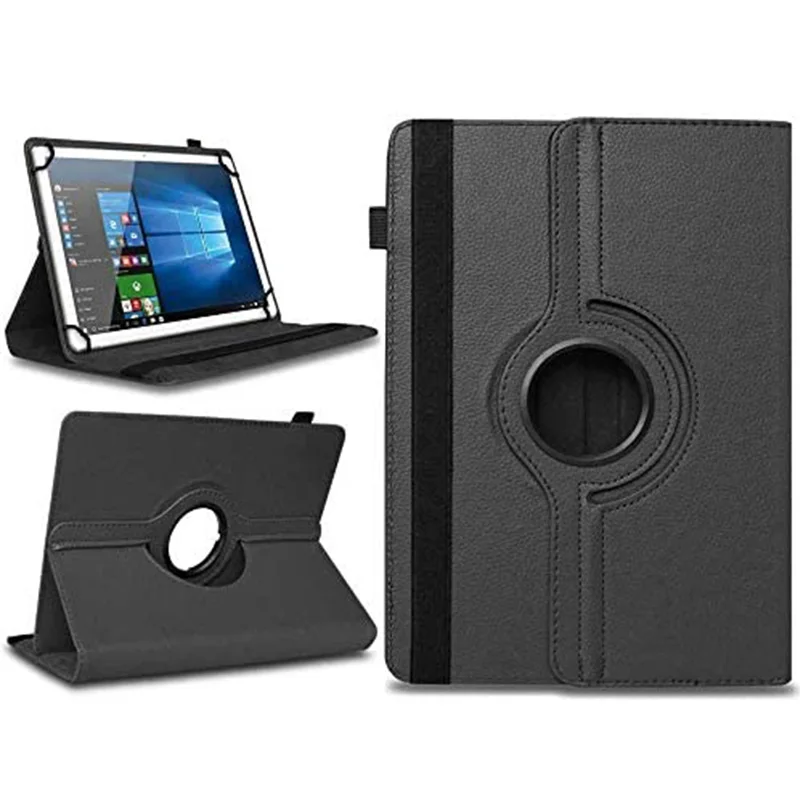 For 7 8 9 10.1" Tablet 360 Degree Swivel Stand Case Universal Case for ...