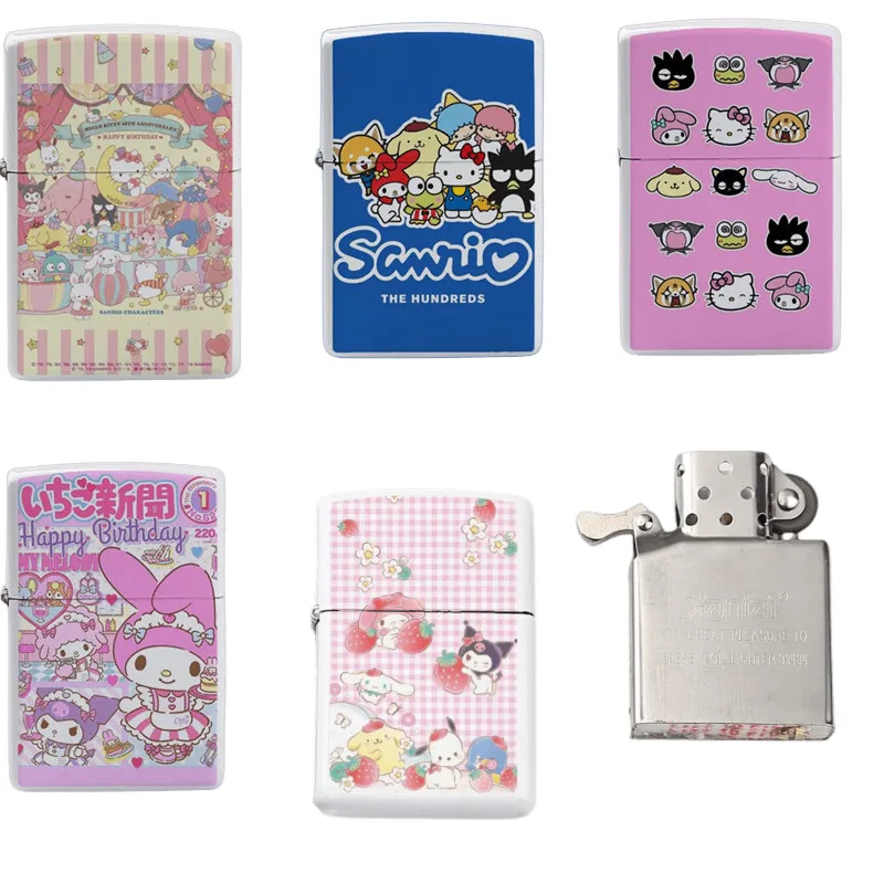 Ol-Kitty-Anime-Figura-Impresso-Isqueiro-Kuromi-Mymelody-Caso-Isqueiro ...