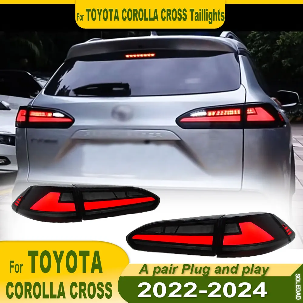 Car Styling Tail lights For Toyota COROLLA CROSS LED Tail Light 2022 ...
