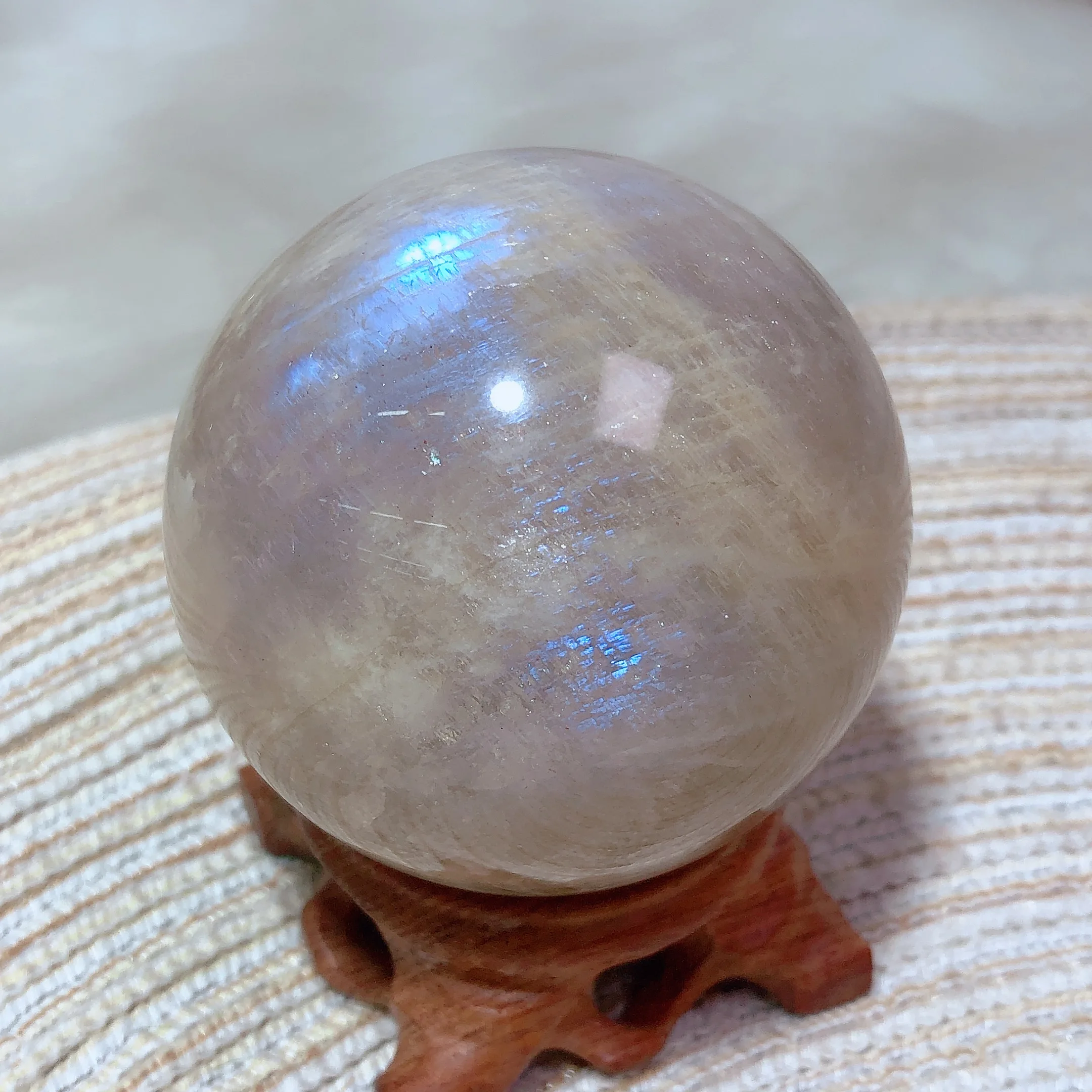 Healing-High-Quality-Natural-Crystals-River-Moonstone-Sphere-Ball-Home ...