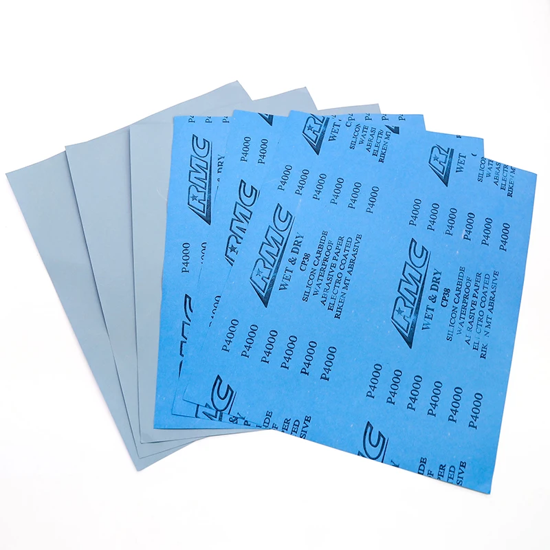 5Sheets-9-x11-CP38-WET-DRY-SANDPAPER-800-1000-1200-1500-2000-2500-3000 ...