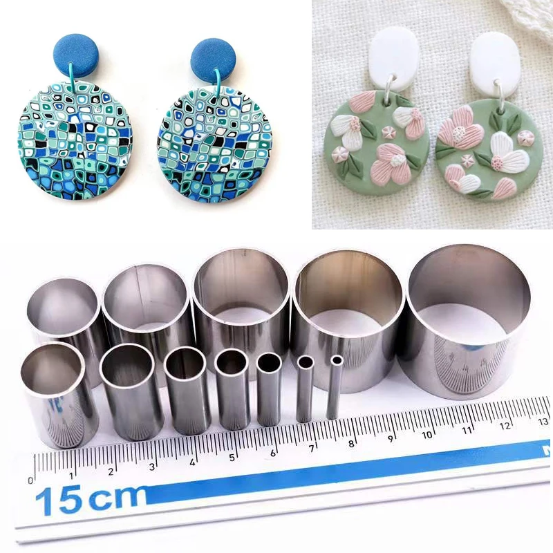 Stainless-Steel-Round-Polymer-Clay-Cutting-Mould-Soft-Clay-Circle ...