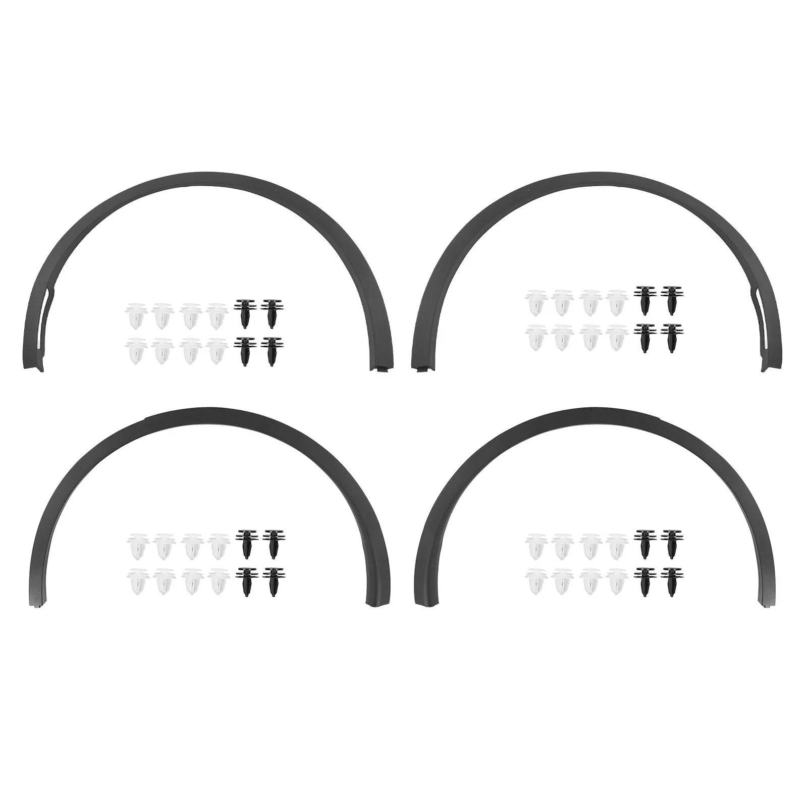 Car-Side-Fender-Flare-Wheel-Molding-Splash-Guard-Tires-Eyebrow-Arch ...