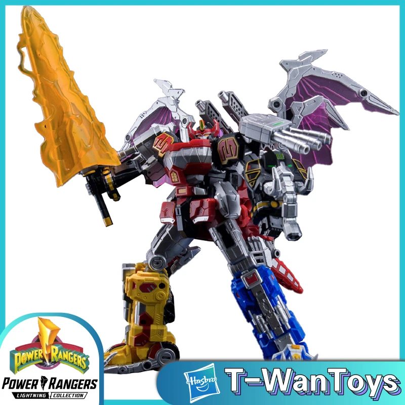 Power rangers zord poderoso morphin dino megazord hasbro & lucky cat ...