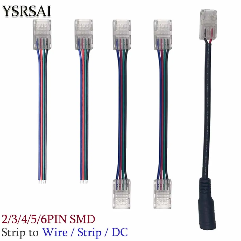 8mm-10mm-12mm-Transparent-Led-Strip-to-Strip-Wire-Extension-Cable ...