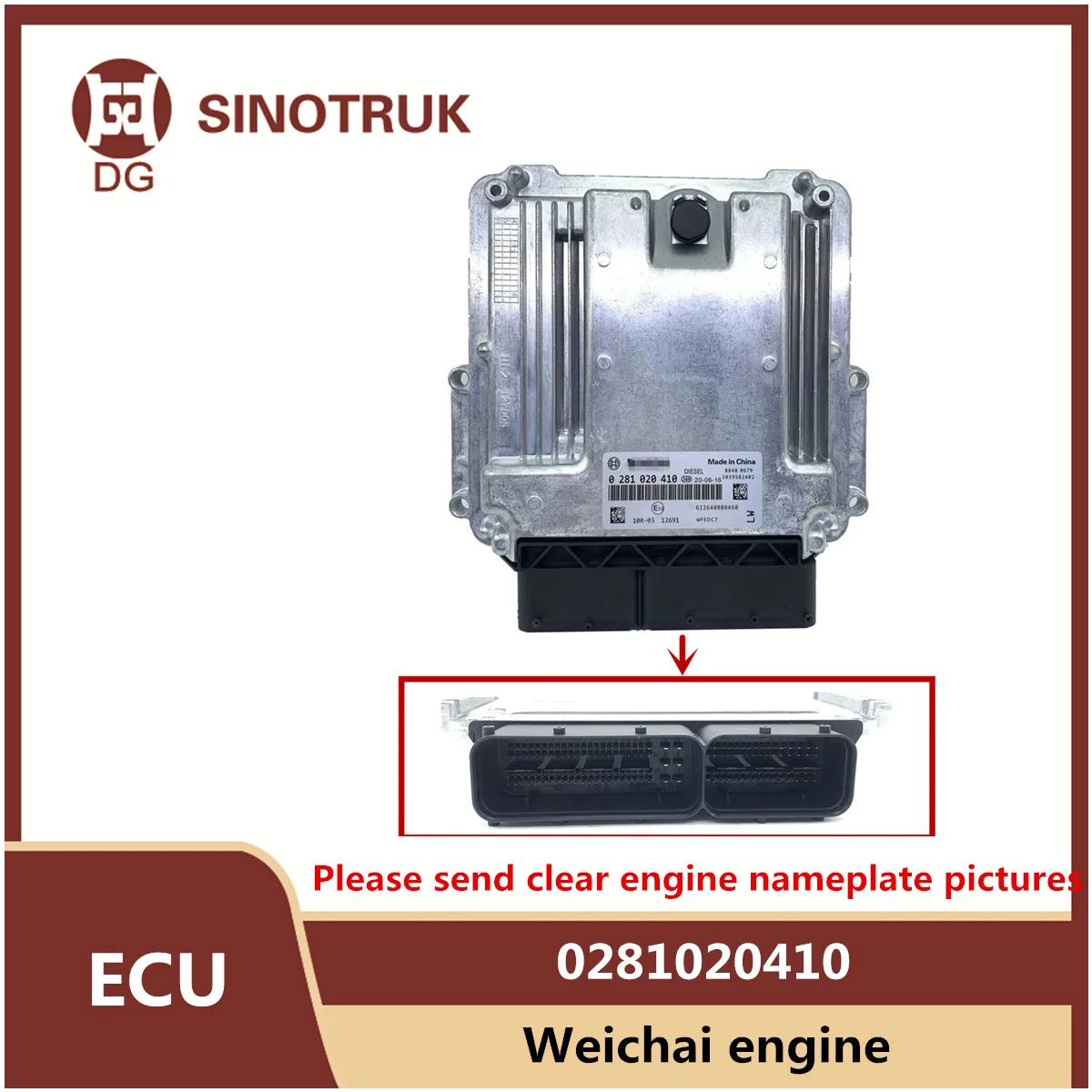 0281020410-ECU-controller-Weichai-engine-computer-board-original ...