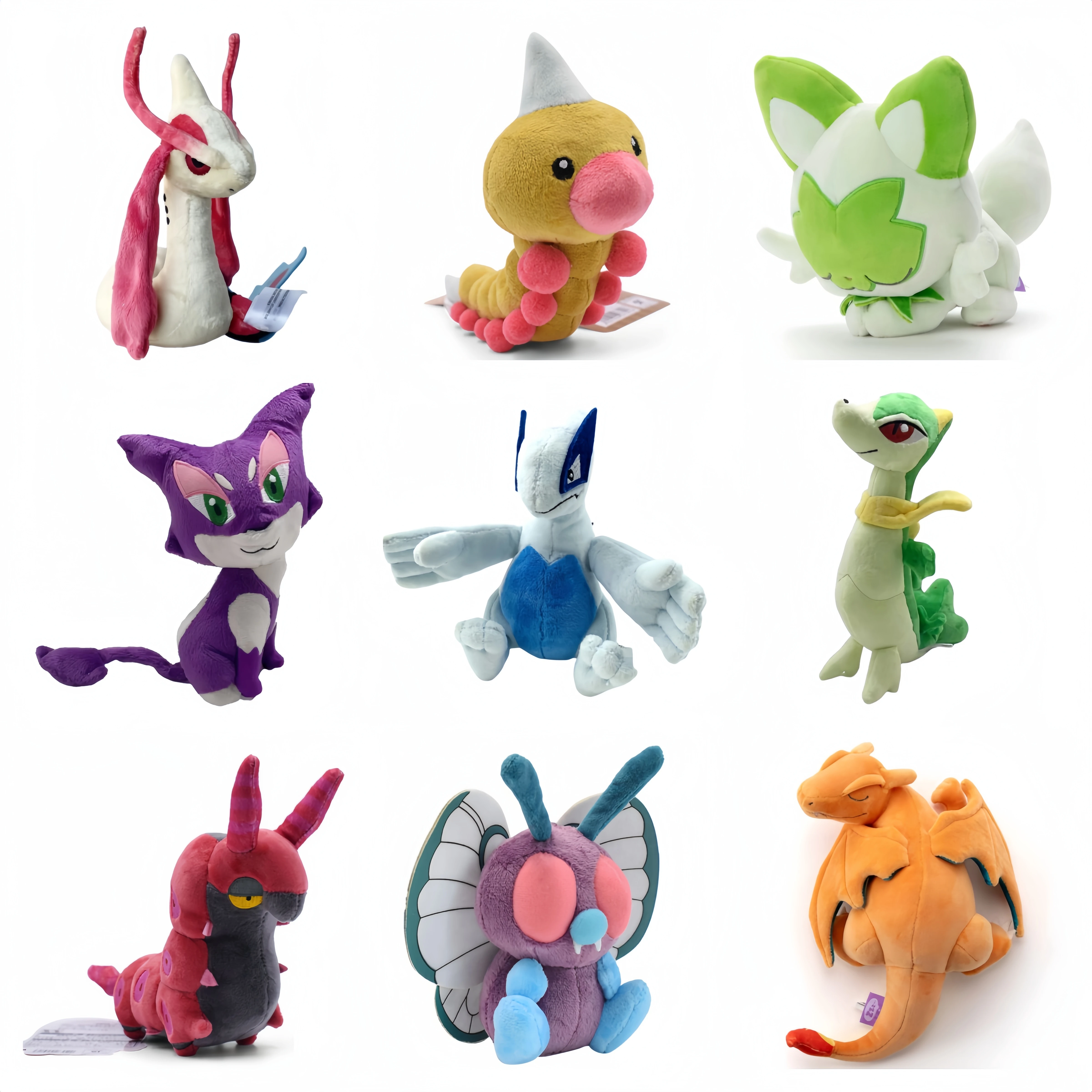 Pokemon-Pikachu-Milotic-Plush-Charizard-Gengar-Sprigatito-Stuffed-Doll ...