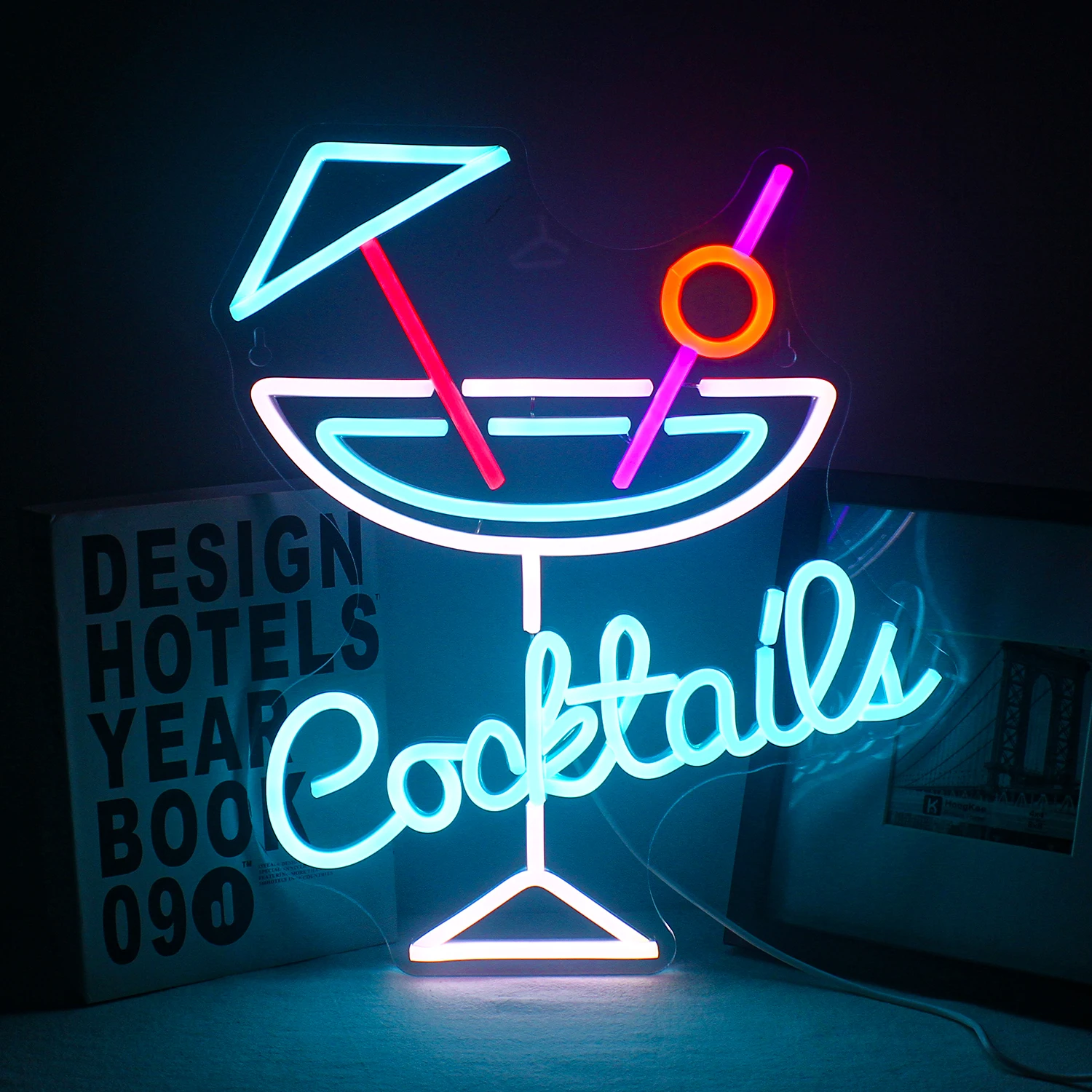 Cocktails-Neon-Led-Sign-USB-Powered-for-Cocktail-Bar-Club-Cafer ...