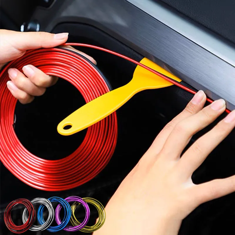 3-10M-Automotive-Interior-Decoration-Strip-Flexible-Strips-Car-Center ...