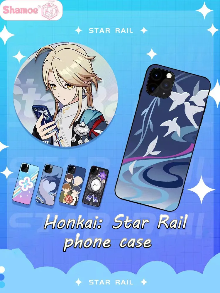 Game Honkai: Star Rail Phone Case miHoYo HIMEKO HERTA ARLAN ASTA DAN ...