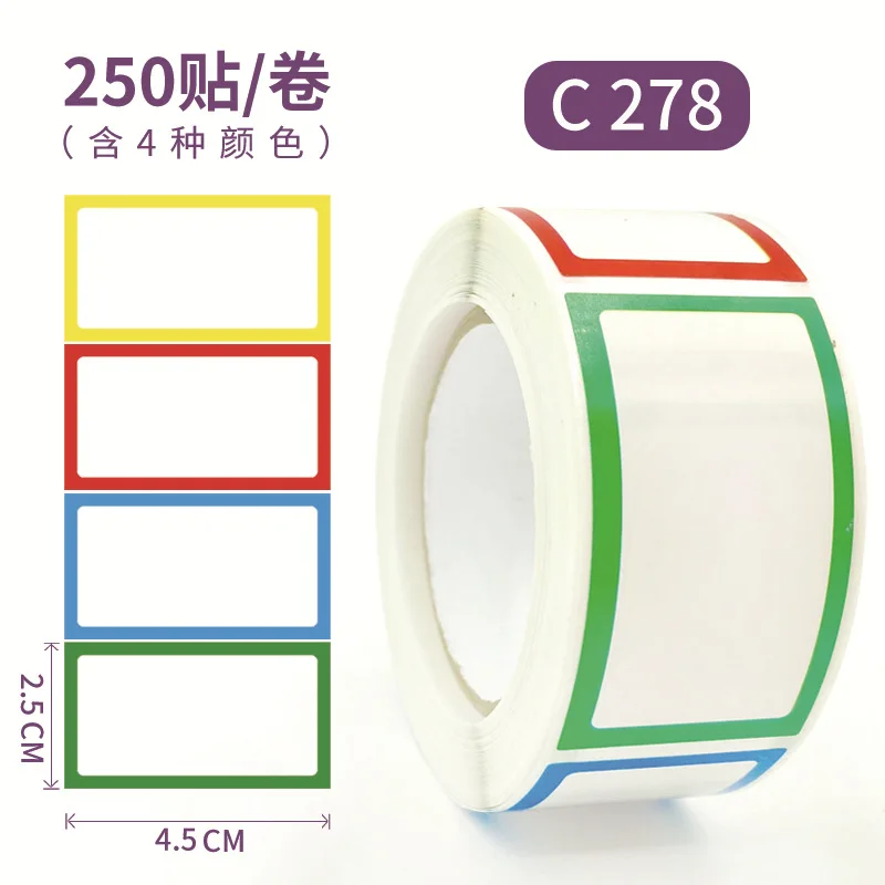 Chroma-DIY-Stickers-Waterproof-Writing-Stickers-Reusable-Blank-Sticker ...