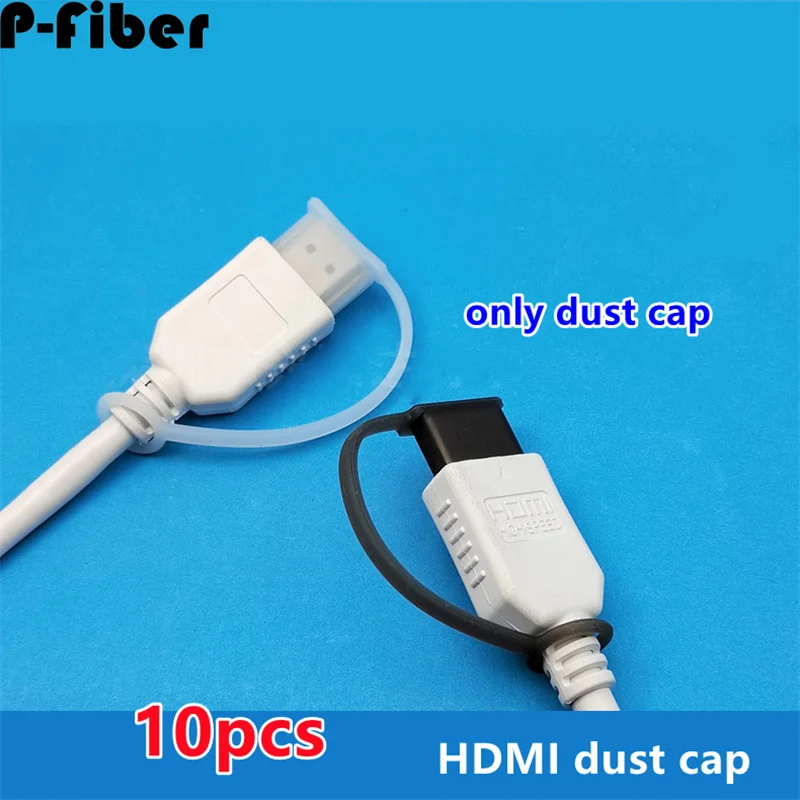HDMI dust cap male 10pcs silicone black transparent protective cover ...