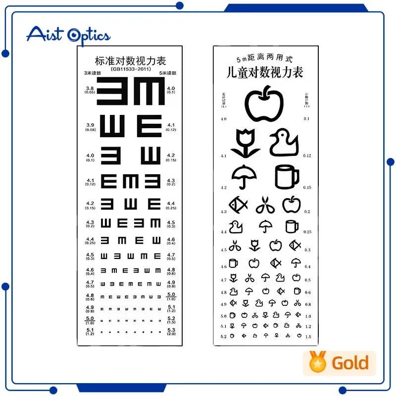 Waterproof-Snellen-Eye-Chart-Standard-Visual-Testing-Acuity-Chart ...