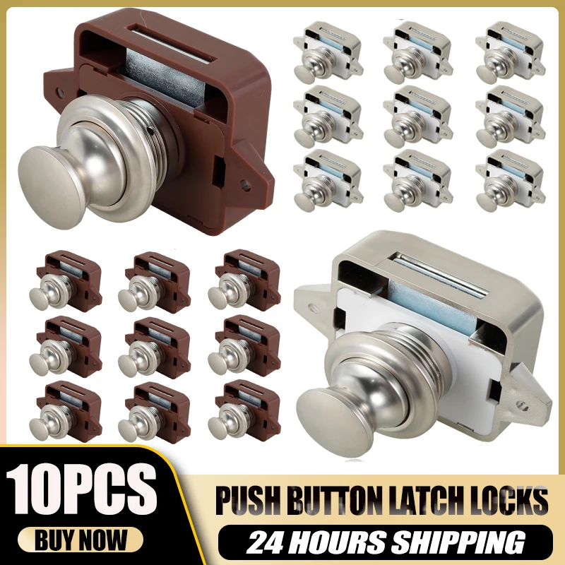 5-10pcs-26mm-Camper-Car-Push-Button-Latch-Locks-Cabinet-lock-Door-RV ...