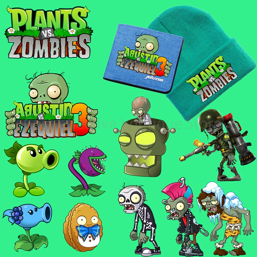 Plants Vs Zombies Iron Patch | Vinyl Heat Transfer Patches | Clothes ...
