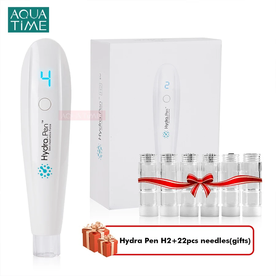 Wireless Hydra Pen H2 With 22PCS Free Needles Facial Stem Cell Therapy ...