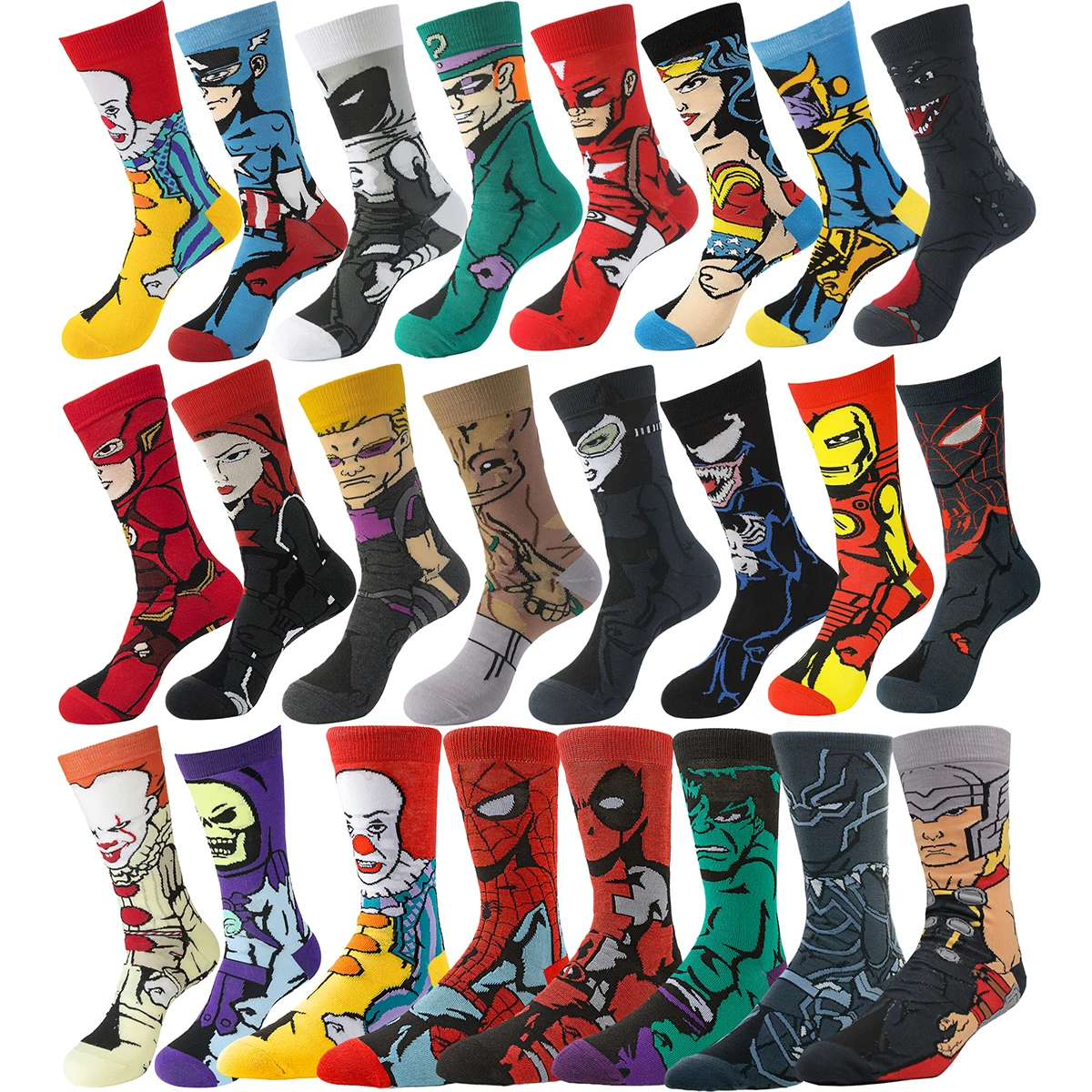 10pairs-MINISO-Disney-Men-Socks-Anime-Cartoon-Gamers-Socks-Cartoon ...