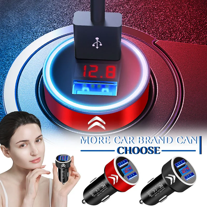 Car Charger USB Type-C Fast Charging Adapter Car Accessories For ...