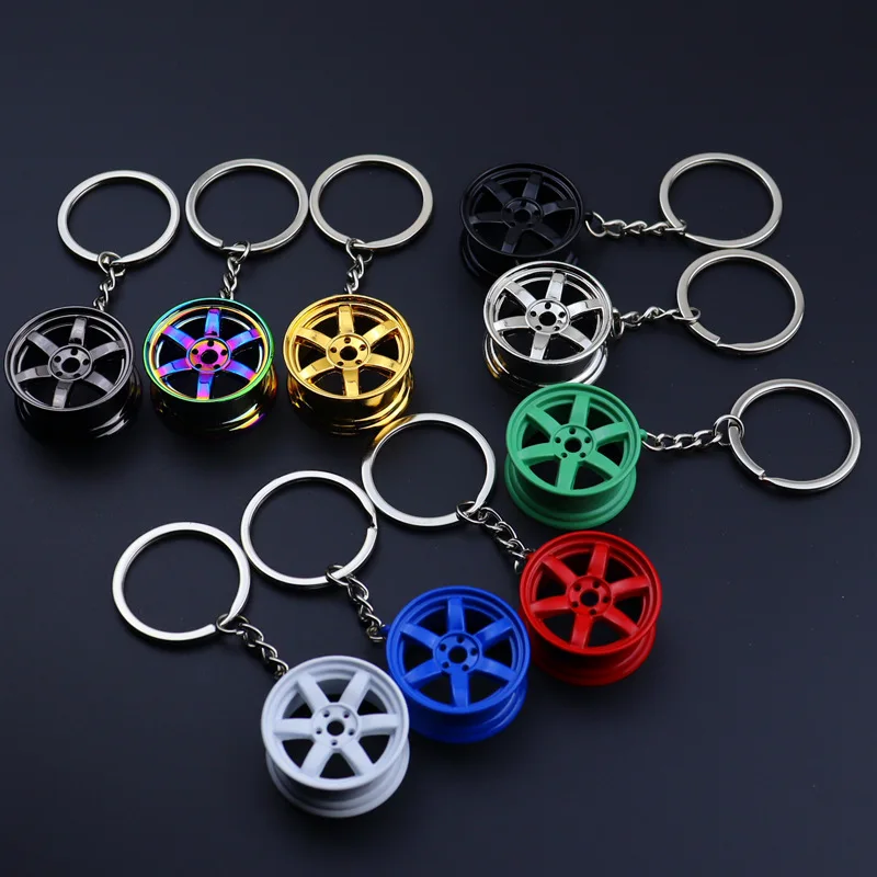 Auto-Turbo-Hub-Keychain-Wheel-Rim-Car-Keyring-Luxury-Zinc-Alloy-Key-Fob ...