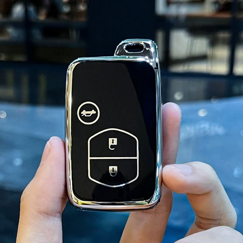 New-Car-Key-Case-Fob-Cover-Shell-Key-Chain-Accessories-Toyota-Land ...