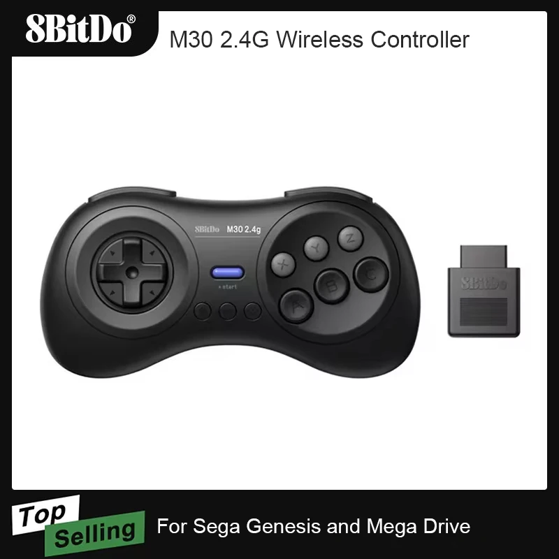8BitDo-M30-2-4G-Wireless-Gamepad-Controller-for-the-Original-Sega ...