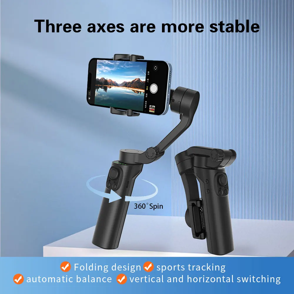 Foldable-Tracking-Shooting-Gimbal-AI-Camera-Recognition-Body-Face-360 ...