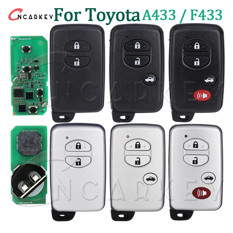 Auto Smart Remote Key For Toyota Land Cruiser Prado Camry Crown Aurion ...