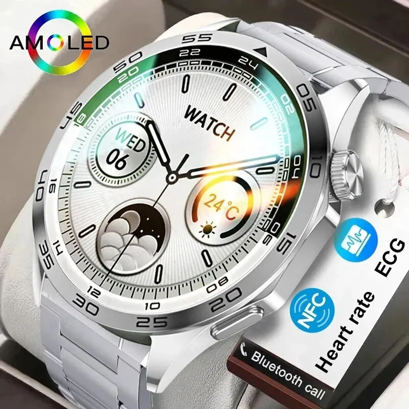 Huawei-reloj inteligente para hombre, pulsera deportiva con rastreador GPS, NFC, control del ...