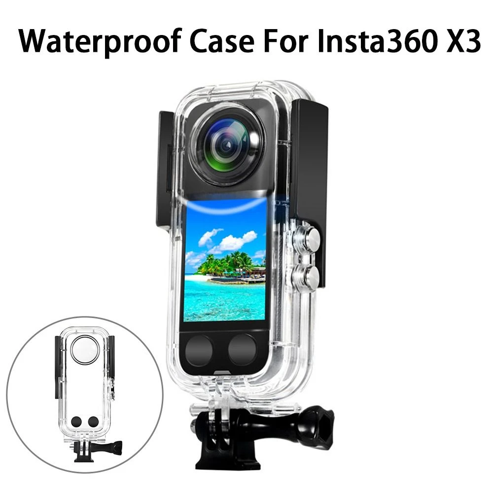 40M Underwater Housing Case Panoramic Action Camera Waterproof Case ...