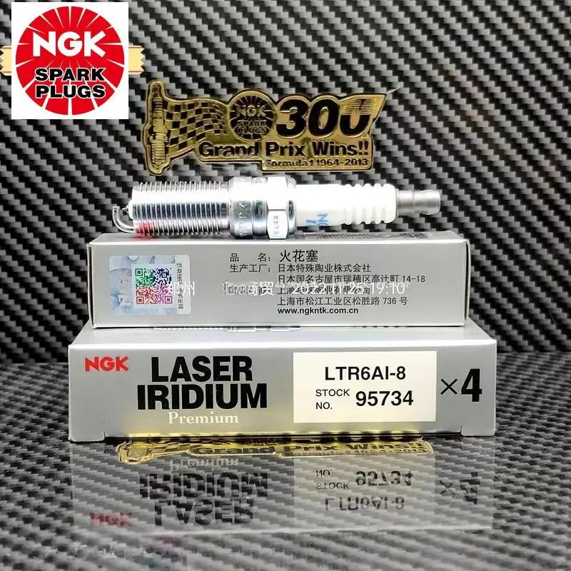 4Pcs-Original-NGK-LTR6AI-8-95734-Iridium-Spark-Plug-For-Ford-Mustang ...