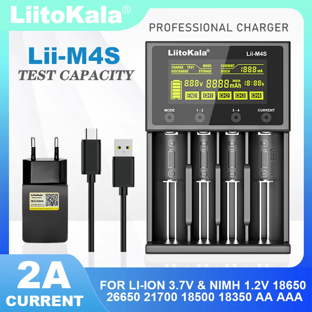 Liitokala-Lii-M4S-Lii-500-Lii-PD4-Lii-500S-LCD-3-7V-18650-18350-18500 ...