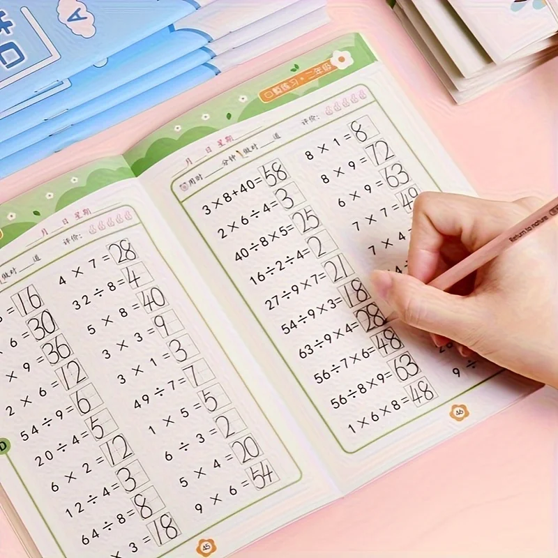 4-Book Set: Mixed Math Operations Practice Workbooks | Addition ...