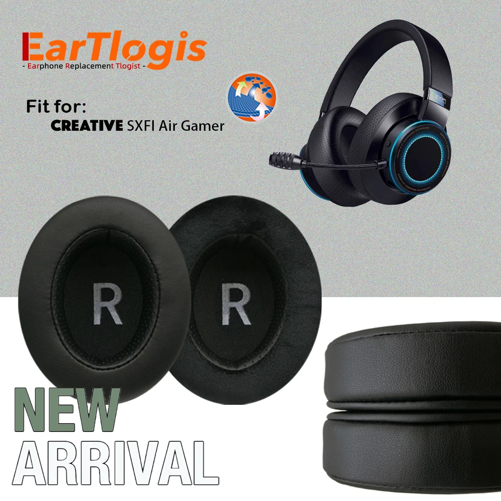 Ear-Tlogis-substitui-o-Ear-Pads-para-Creative-SXFI-Air-Gamer-Headphones ...