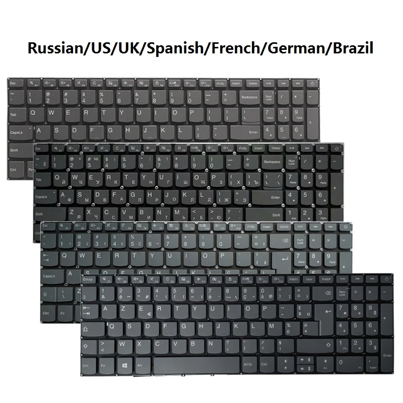 Russian Ru/us/uk/spanish/french/german/brazil Laptop Keyboard For ...