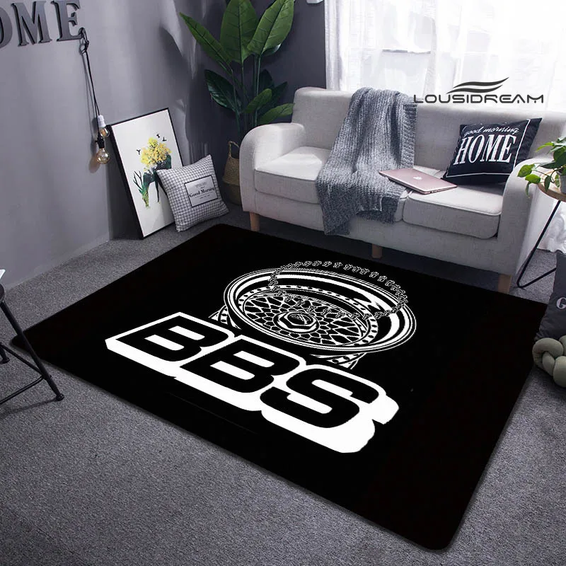 BBS racer 3D printed carpet children play carpet living room bedroom ...