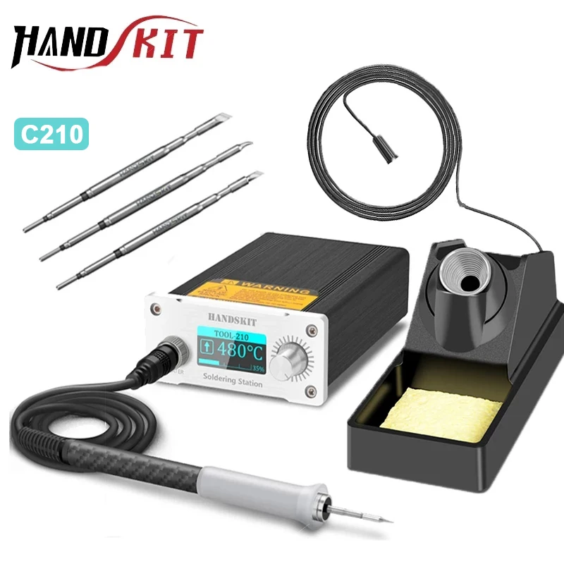 T210 Soldering Station OLED Digital Adjustment Auto Sleep 1s 1.5s Quick Heating JBC 210 Micro ...