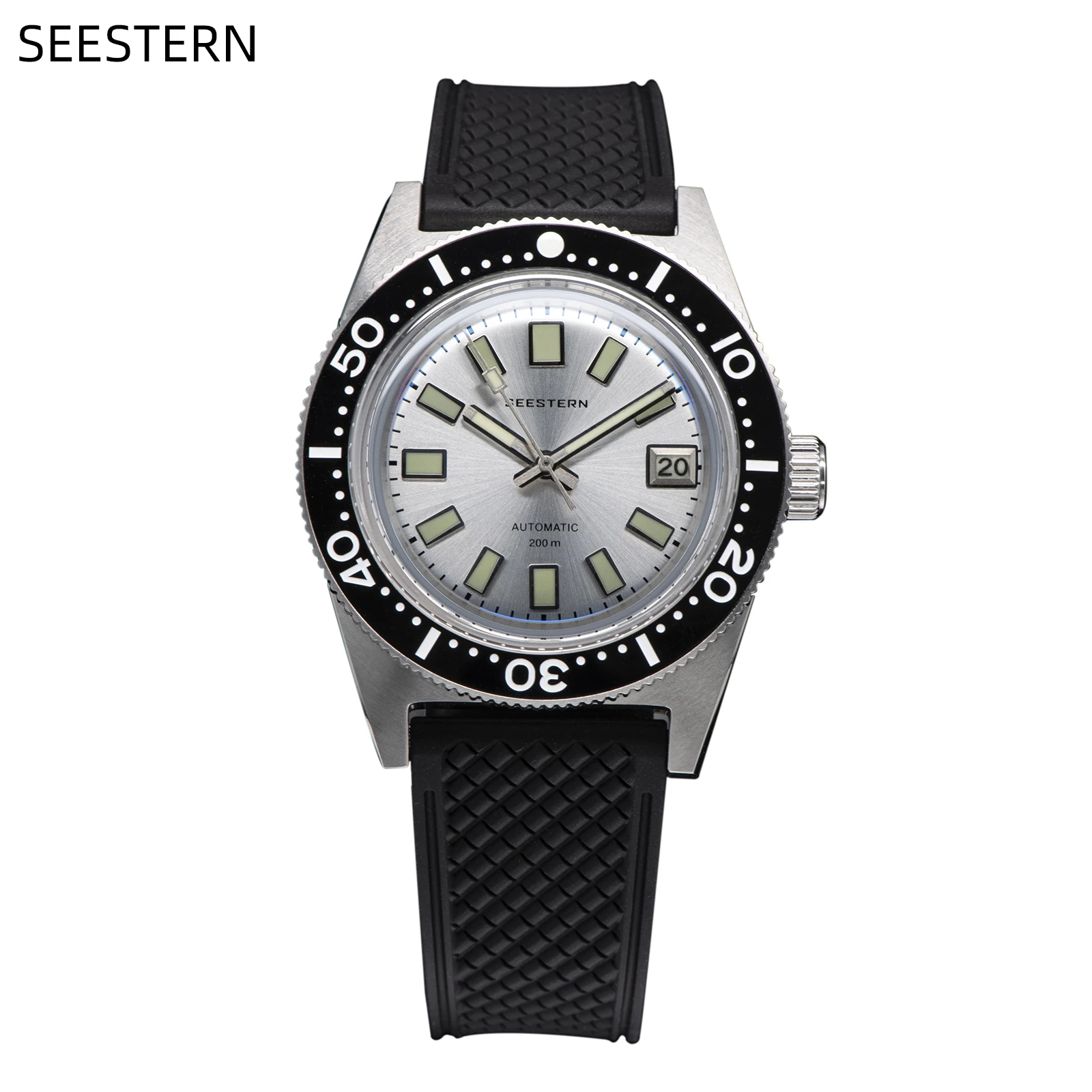 SEESTERN-Reloj de buceo 62MAS para hombre, pulsera mecánica automática ...
