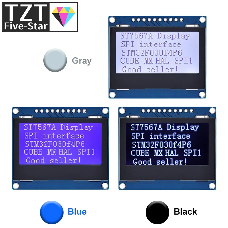 12864-SPI-LCD-Module-128X64-SPI-ST7567A-COG-Graphic-Display-Screen ...