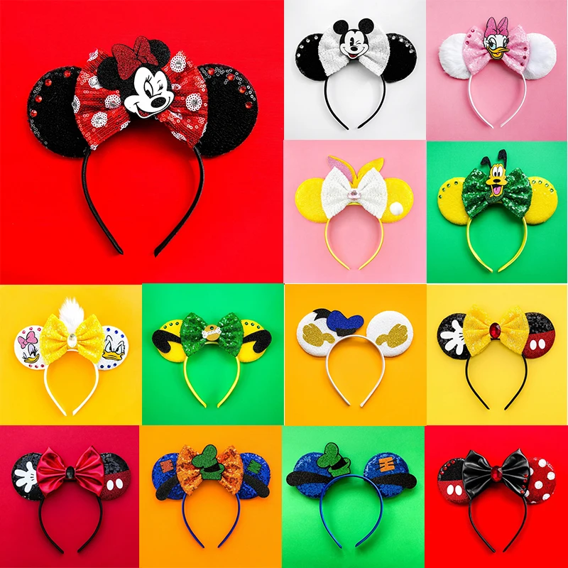 Disney-Mickey-Mouse-Ears-Donald-Duck-Headbands-Women-Minnie-Daisy ...