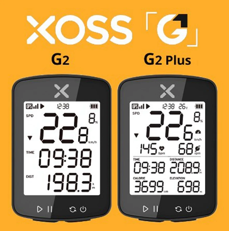 XOSS-G2-Plus-Wireless-Bicycle-Computer-GPS-Road-Cycling-Speedometer ...