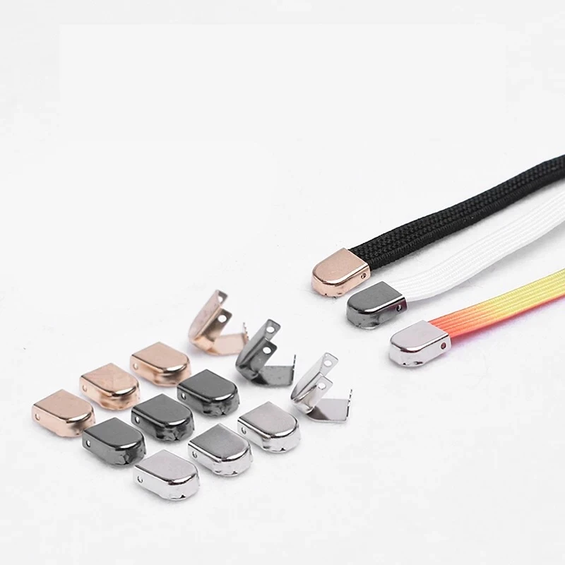 4pcs-1-set-of-Metal-Shoelaces-Tips-Head-No-Tie-Shoelaces-Metal-Lace ...