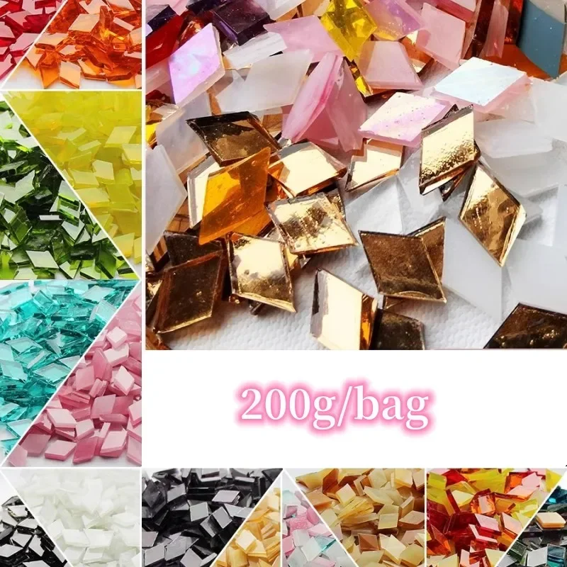 200g-Diamond-Shape-Mosaic-Tiles-Multi-Color-Mosaic-Piece-DIY-Mosaic ...
