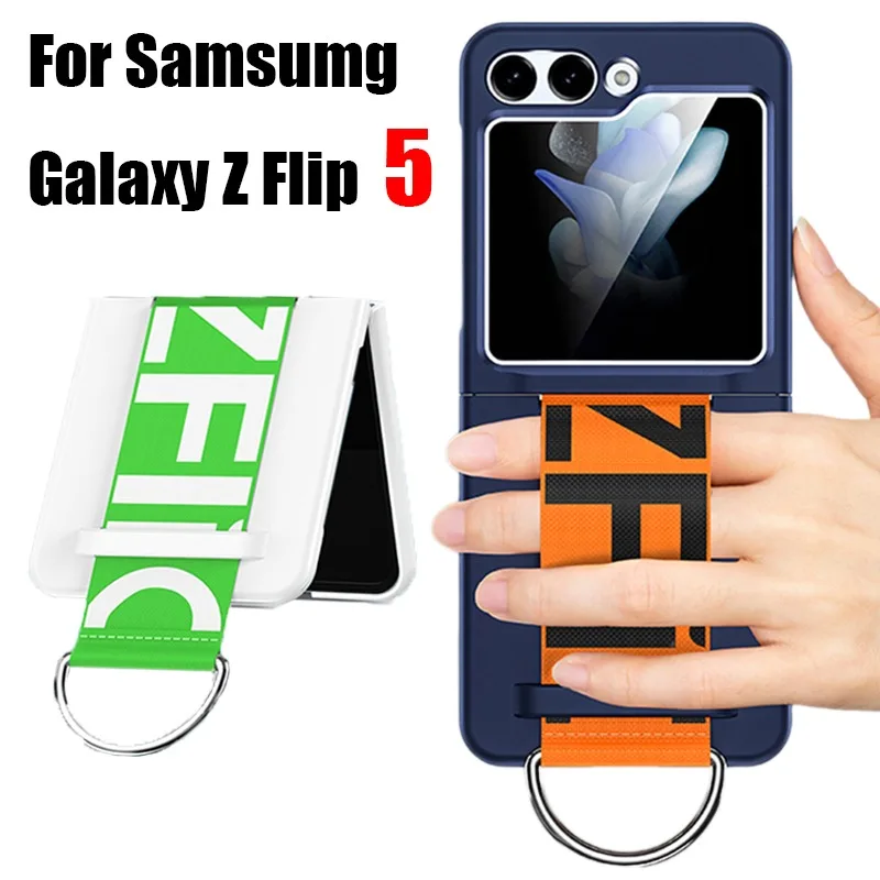 Wrist-Strap-Ring-Holder-Phone-Case-Protection-for-Samsung-Galaxy-Z-Flip ...