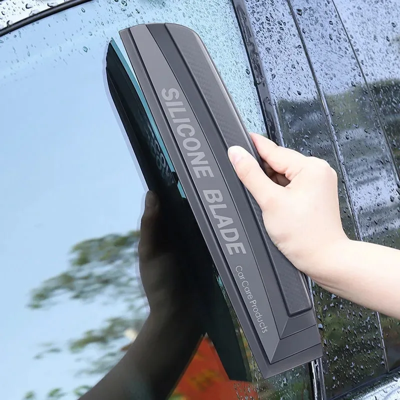 Soft Silicone Handy Squeegee Non-Scratch Water Window Wiper Drying ...